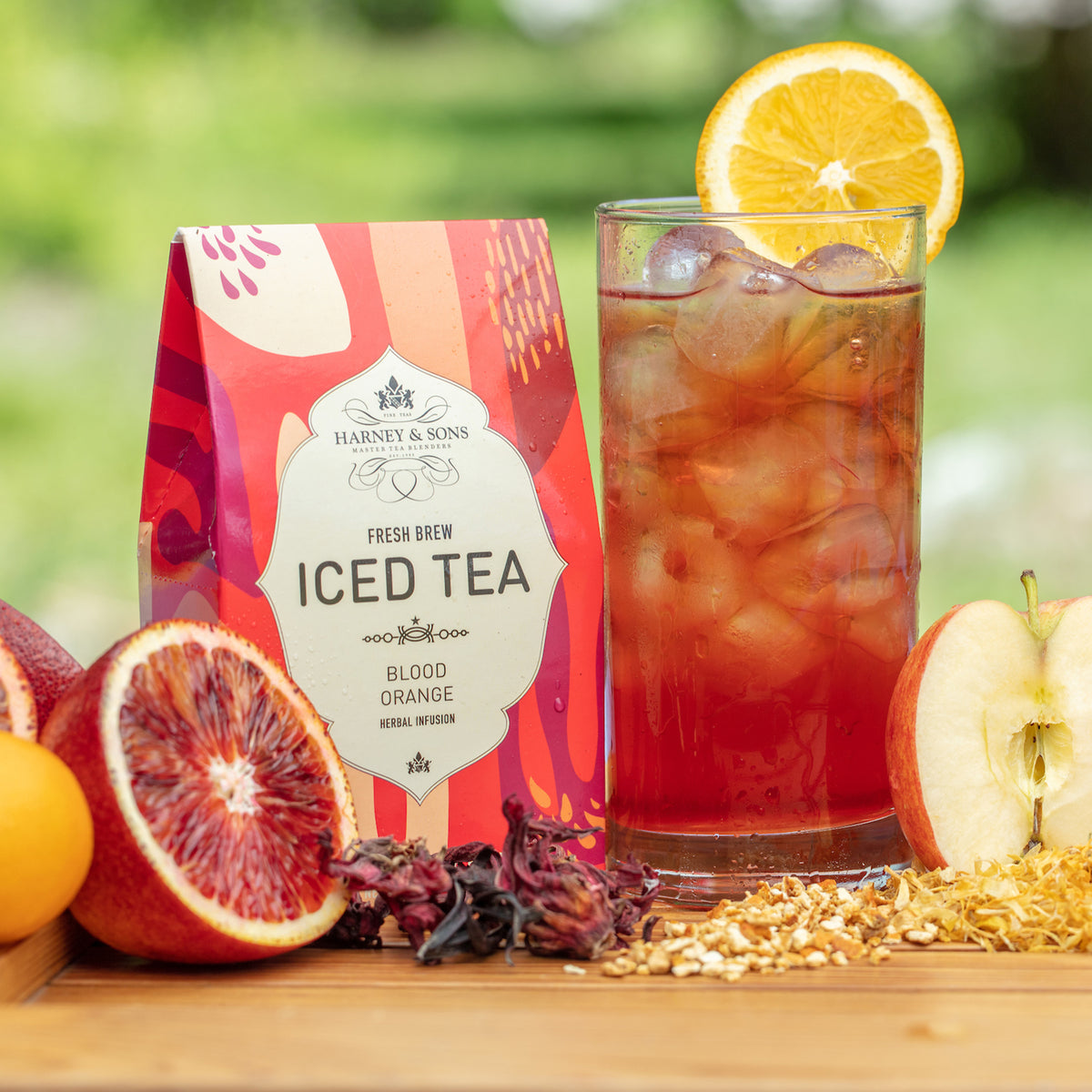 Blood Orange Fresh Brew Iced Tea, Box of 3 Tea Pouches – Harney and ...